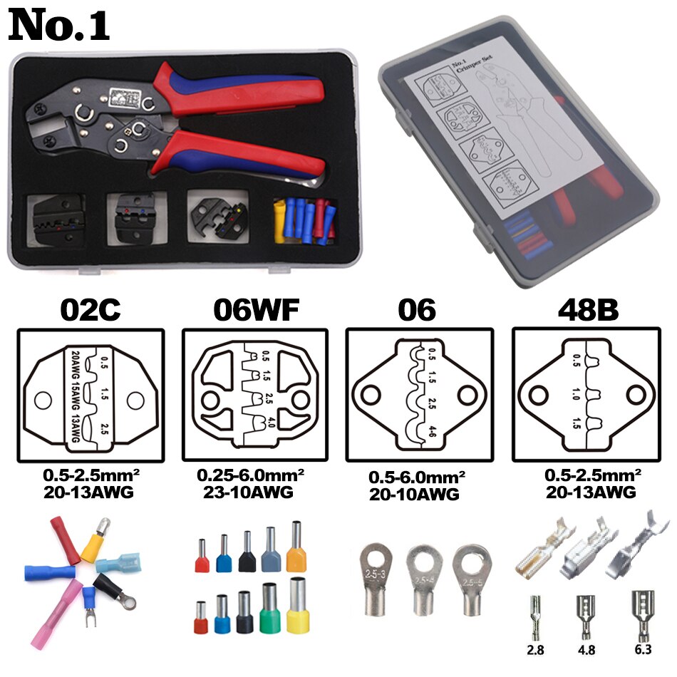 Insulation Terminals Crimping pliers Rugged Crimp ... – Vicedeal