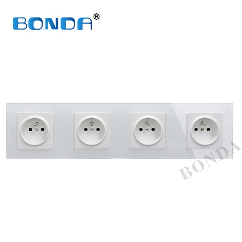 BONDA Multi-connection French standard wall socket... – Grandado