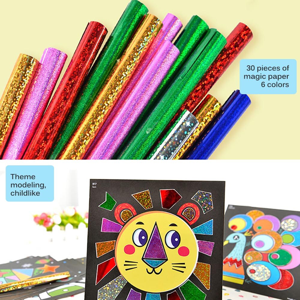 DIY Cartoon Magic Transfer Painting Crafts For Kid... – Grandado