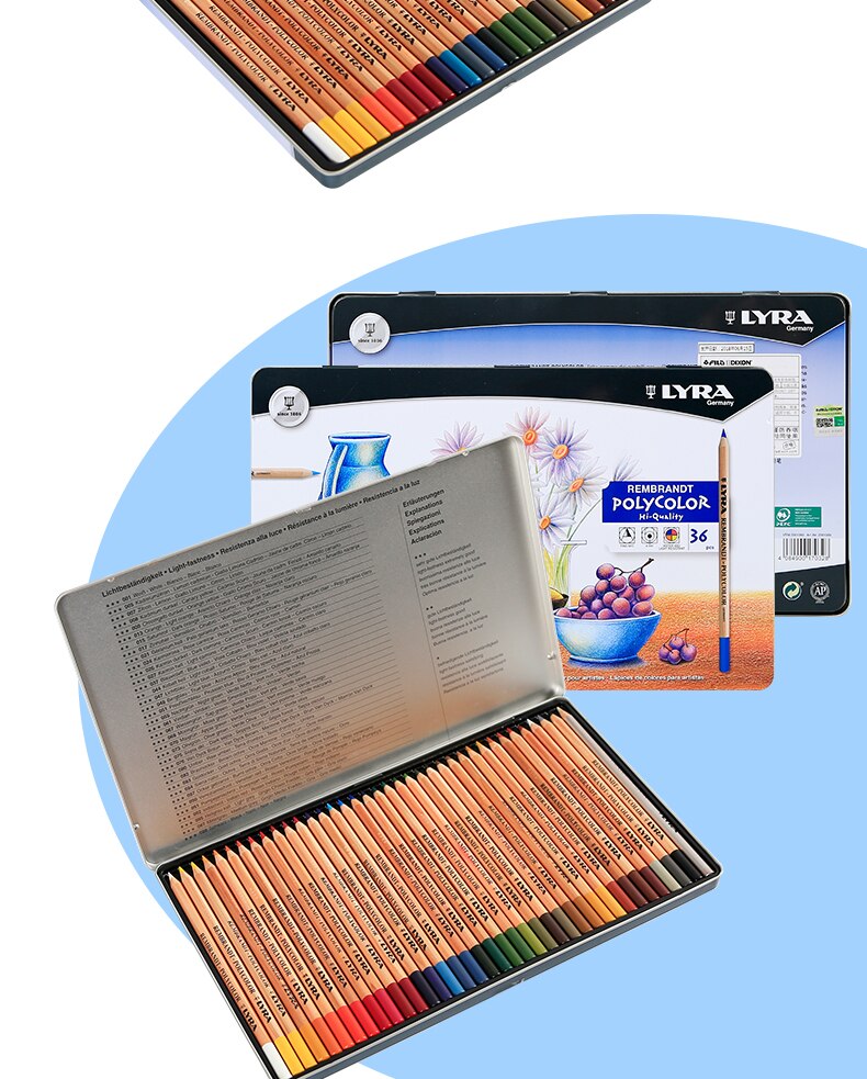 Germany LYRA Color pencil 12/24/36/72 color art ha... – Grandado