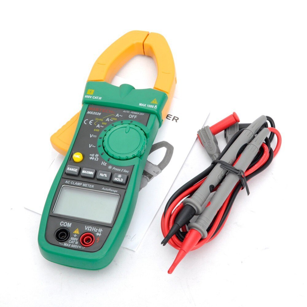 MASTECH MS2026 Digital AC Current Clamp Meter Auto... – Grandado