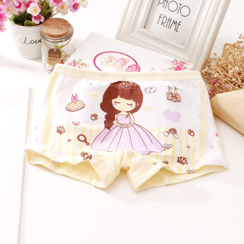 4pcs/lots girl Underwears Boxers girls Cotton Unde... – Grandado