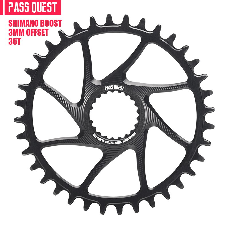 PASS QUEST 3MM Offset Chainring 34/36/38/40T MTB N... – Grandado