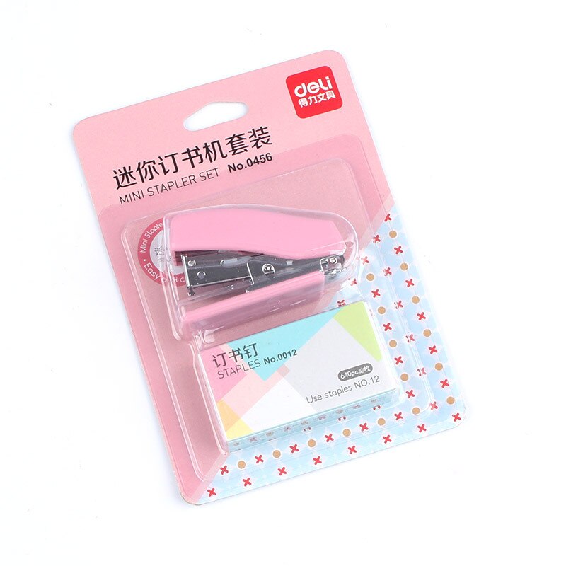 Deli set stapler cute cartoon stapler mini small s... – Grandado