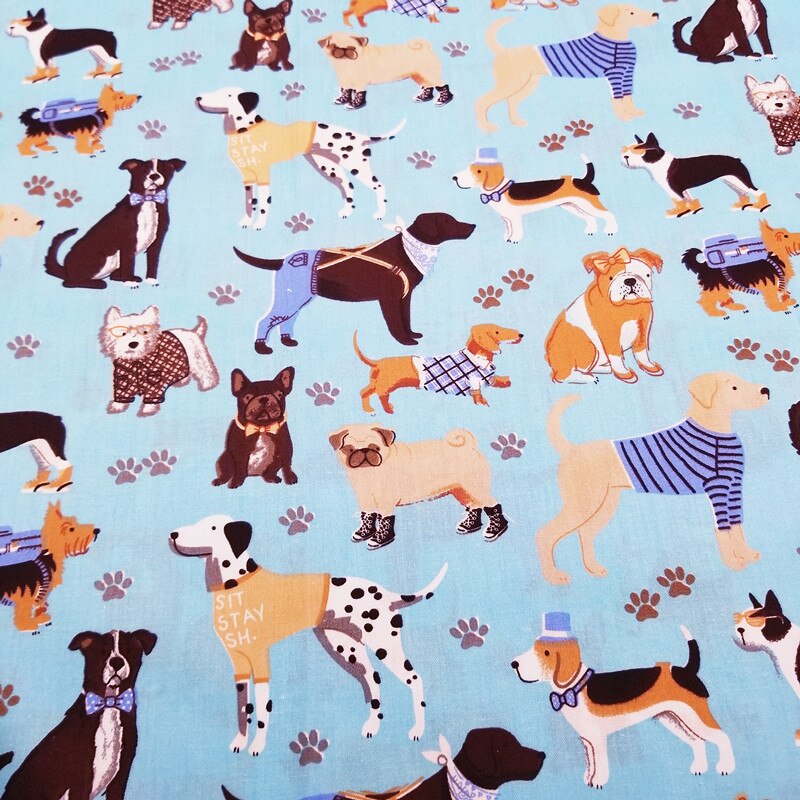 100% Cotton Fabric Kids Cotton Cloth for DIY sewin... – Vicedeal