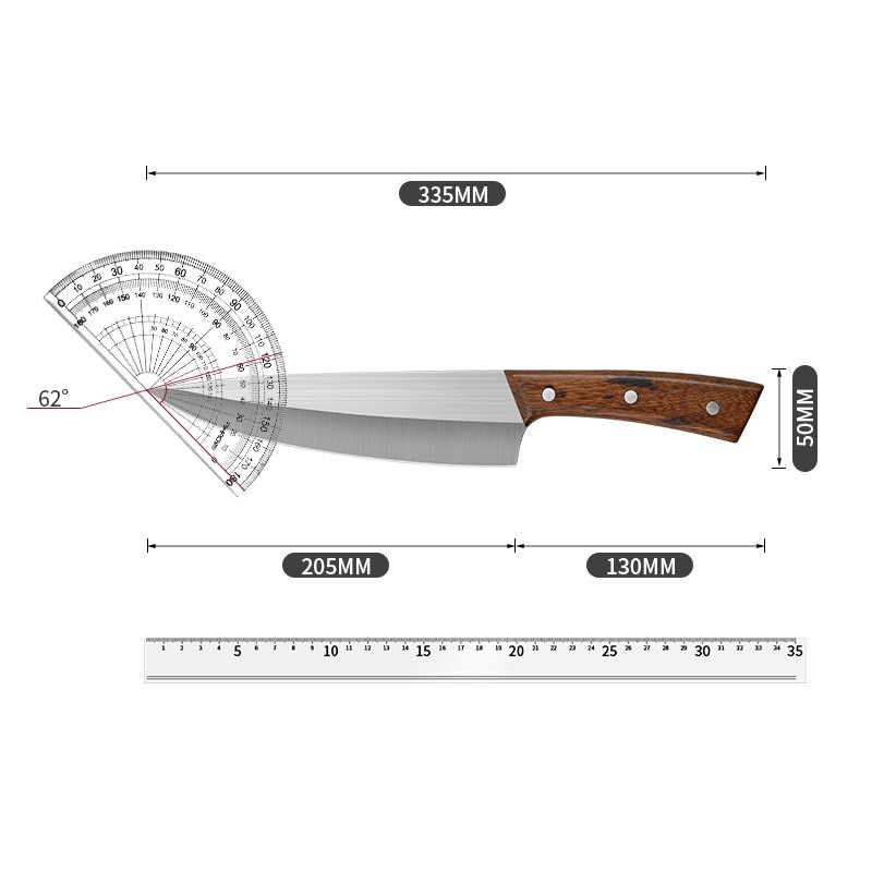 8 Inch Western-style Chef's Knife Kitchen Knife Ho... – Vicedeal