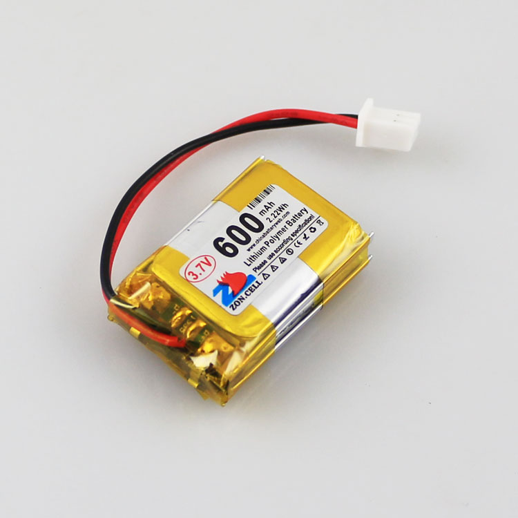 In the core 600mAh 902030 3.7V lithium polymer bat... – Grandado