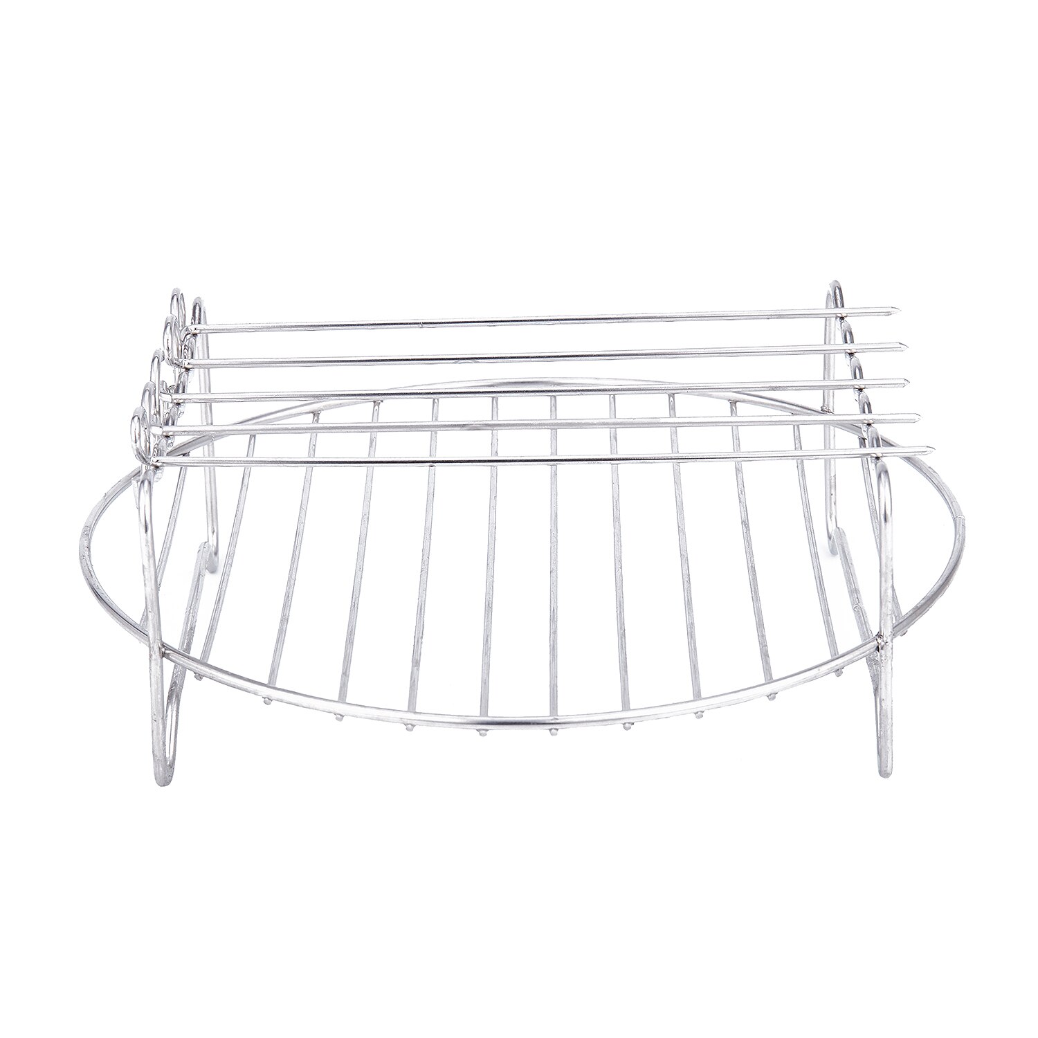 Top Double Layer Rack Accessory With 5 Skewers And... – Grandado