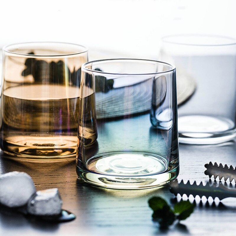 Colorful Ion Plated Glass Household Ins Wind Wine ... – Grandado