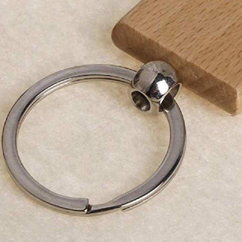 60Pcs Lege Rechthoek Houten Sleutelhanger Diy Hout... – Vicedeal