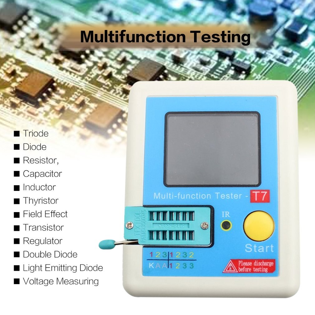 LCR-T7 Transistor Tester Tft Diode Triode Capacite... – Vicedeal