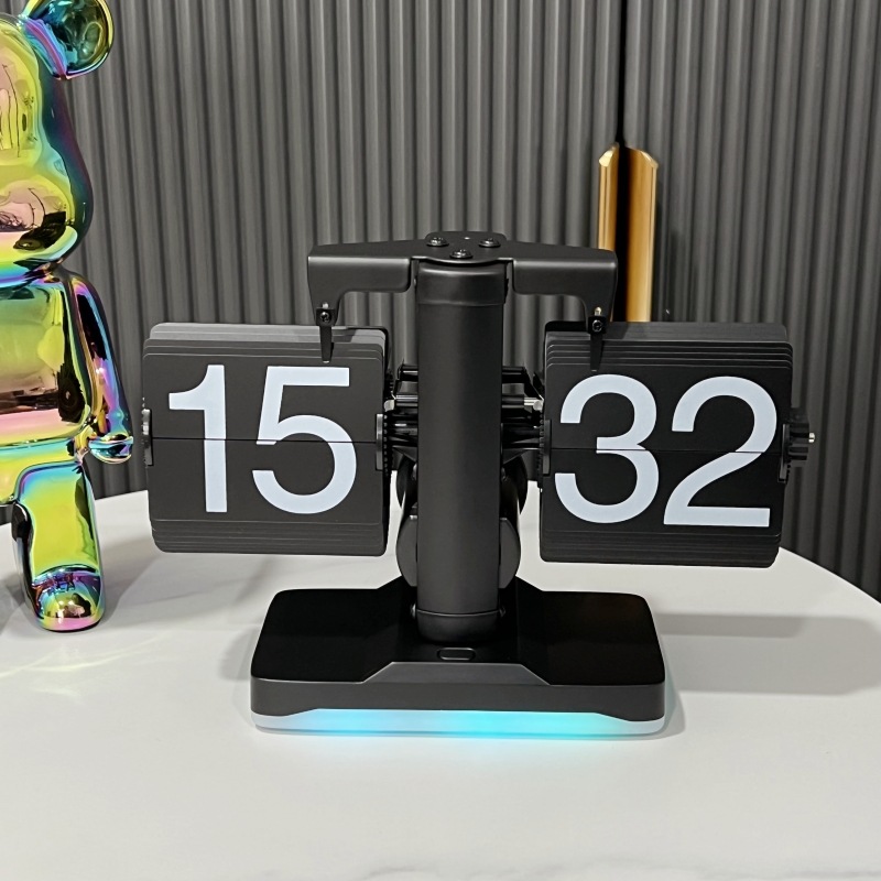 Automatic Flip Desk Clock Retro Digital Flip Down ... – Grandado