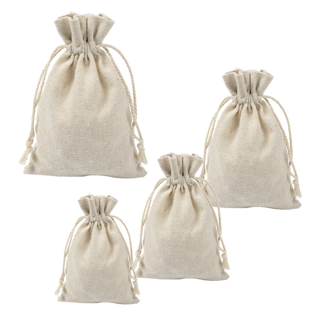 4Pcs Sachets Lege Stof Trekkoord Draagbare Lichtge... – Vicedeal