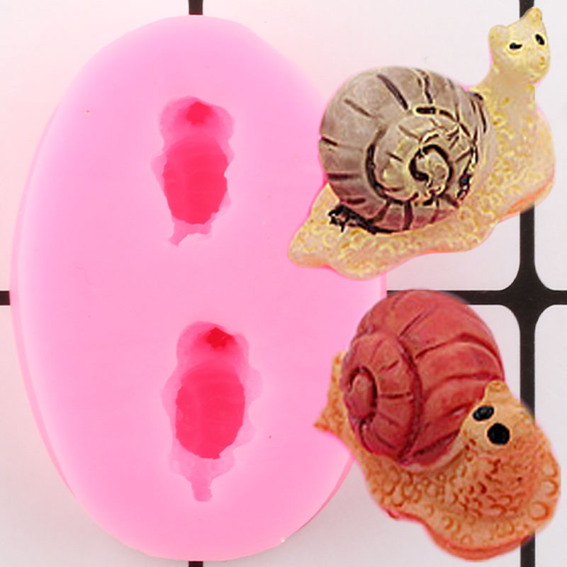 Snail Silicone Molds Cupcake Topper Fondant Mold C... – Vicedeal