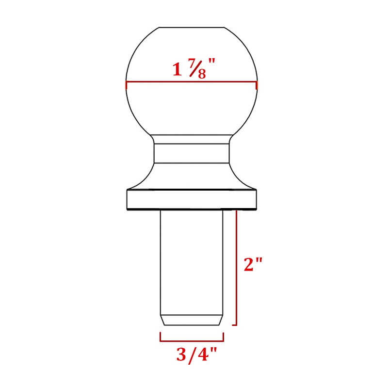ALWAYSME 2-5/16 Inch Chrome Towing Trailer Hitch B... – Grandado