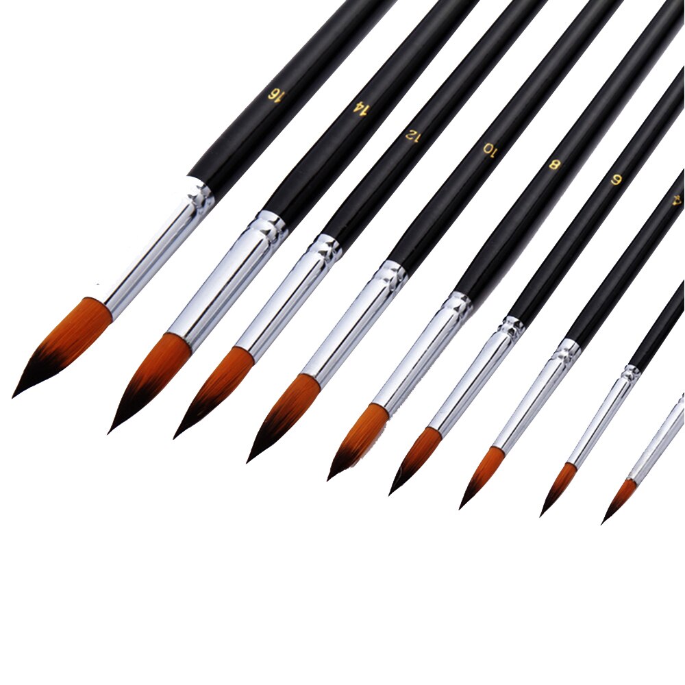 9Pcs Professionele Kunst Levert Kunstenaar Pensele... – Grandado