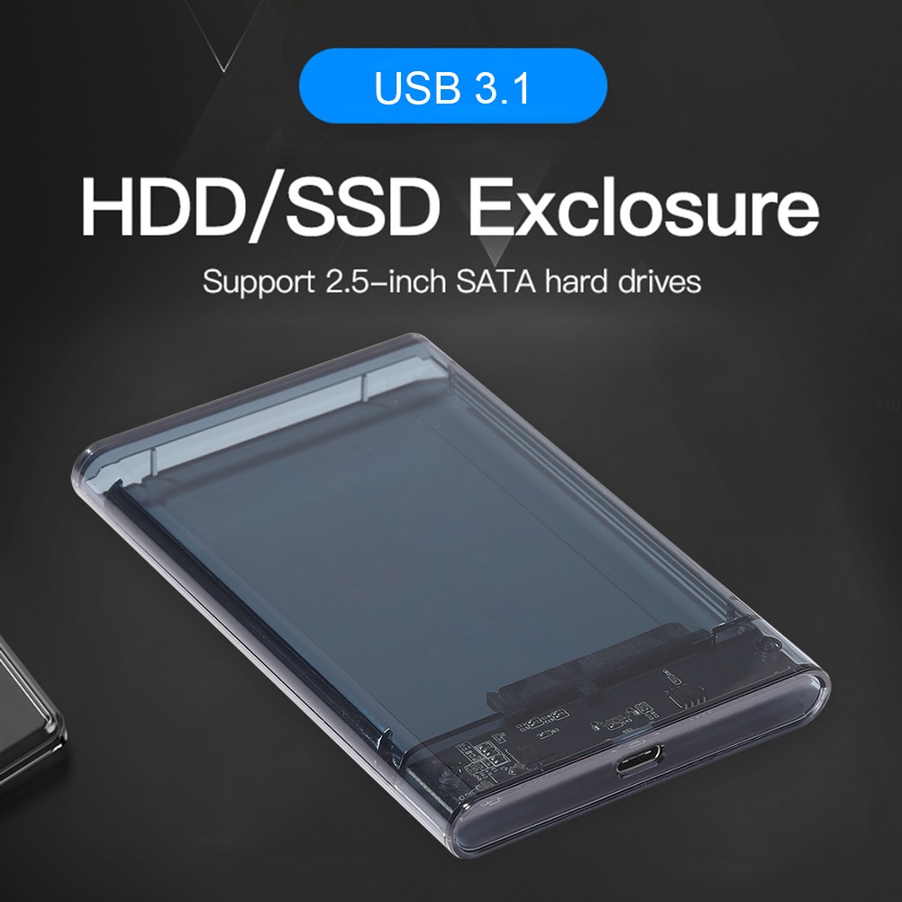External Hard Drive Disk SSD Enclosure USB 3.1 Typ... – Grandado