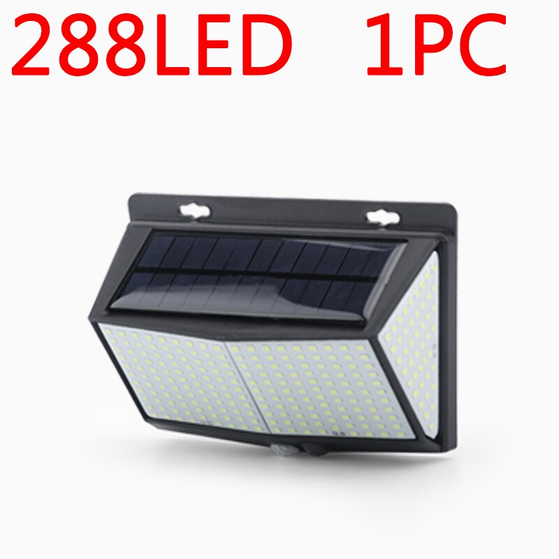 288 LED Solar Wall Lamp Street Lights Garden Water... – Vicedeal