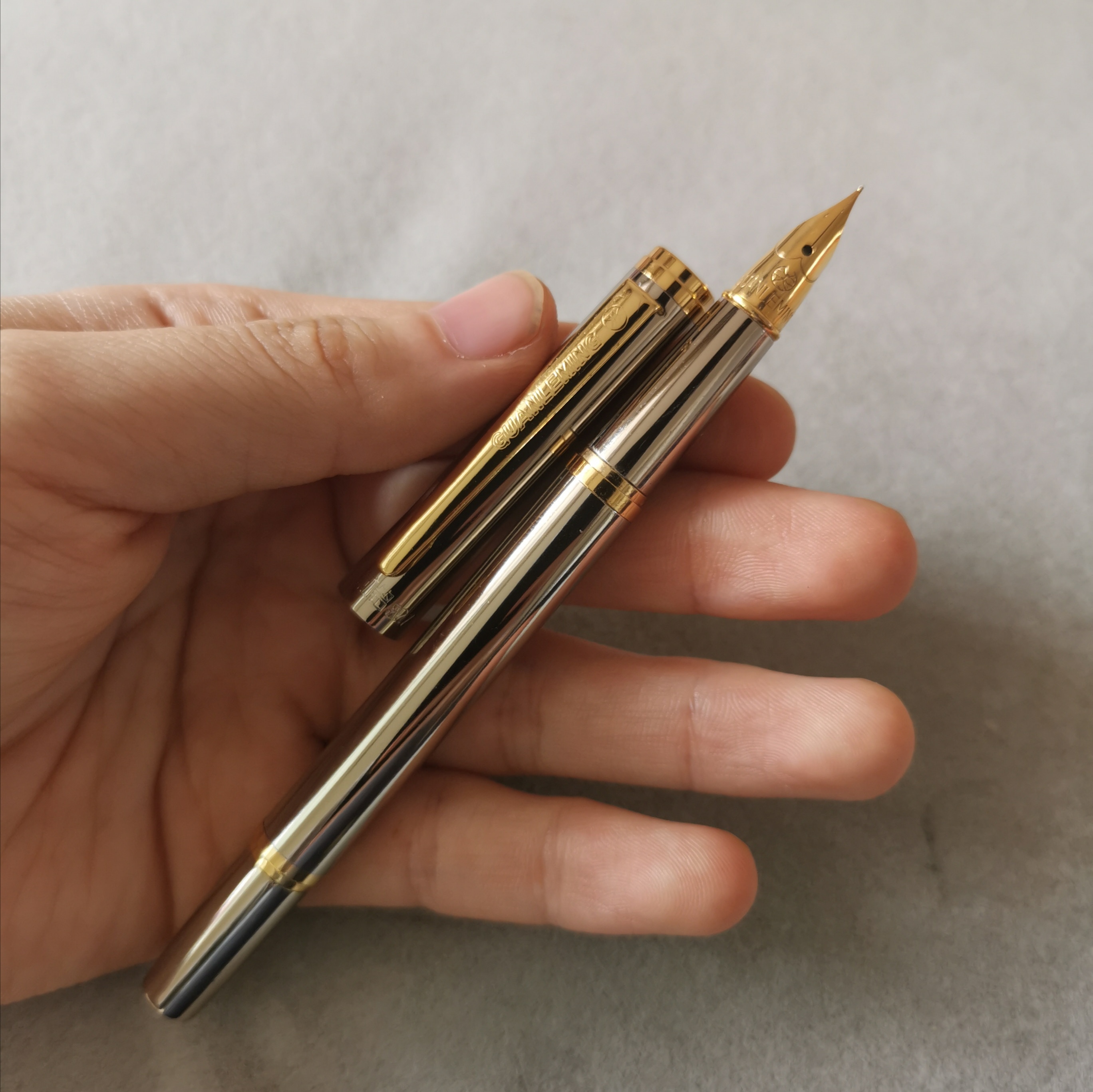 Rare Old Stock 1Pc GLM Fountain Pen Ink Pen Gold T... – Grandado