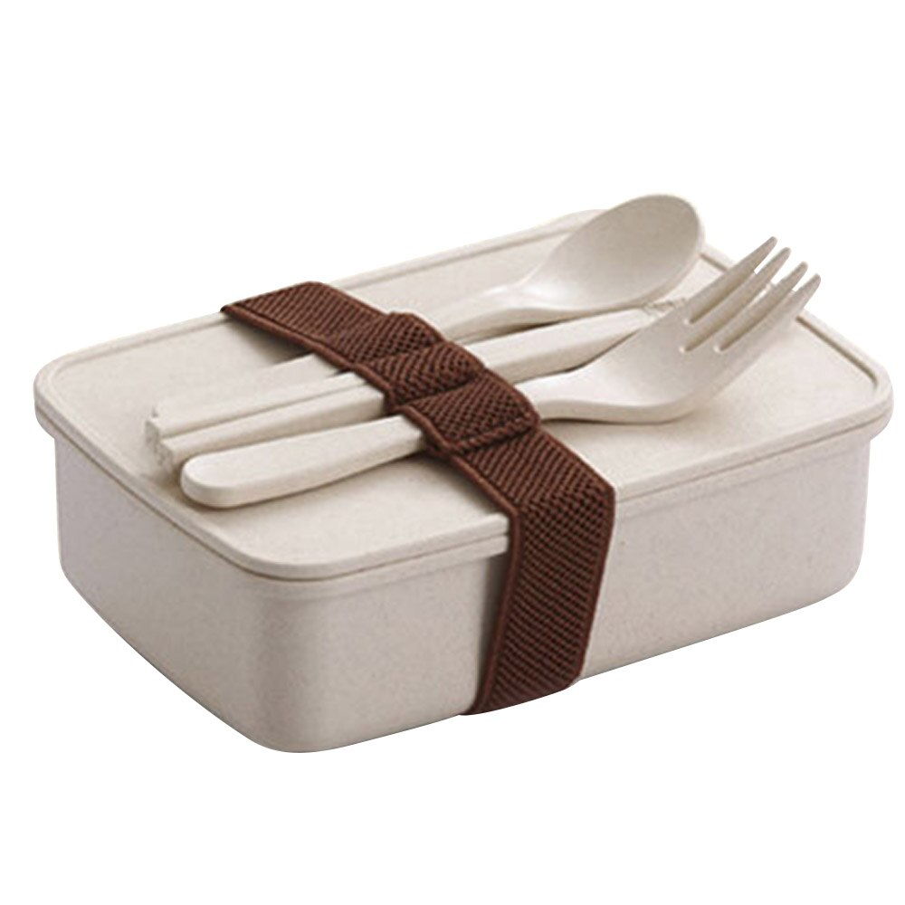 Portable Lunch Box Bamboo Fiber Food Storage Conta... – Grandado