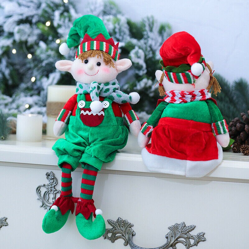 Large Plush Elf Elves Dolls Toys Christmas Tree Or... – Grandado