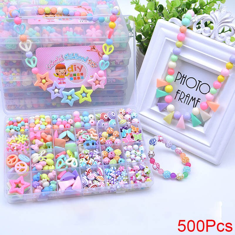 Beads Toys for Children with Storage Box DIY Handm... – Vicedeal