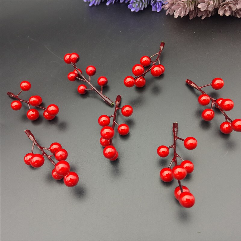 10 pieces of artificial berry flower core Bacca bo... – Grandado