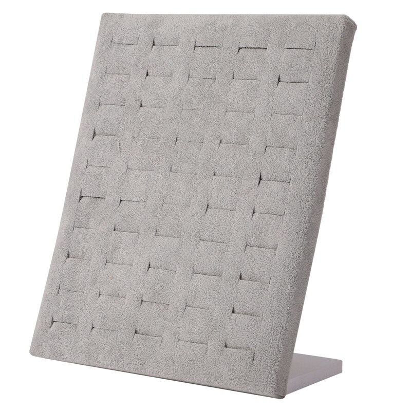 50 Slots L Type Flanel Muur Sieraden Display Organ... – Vicedeal