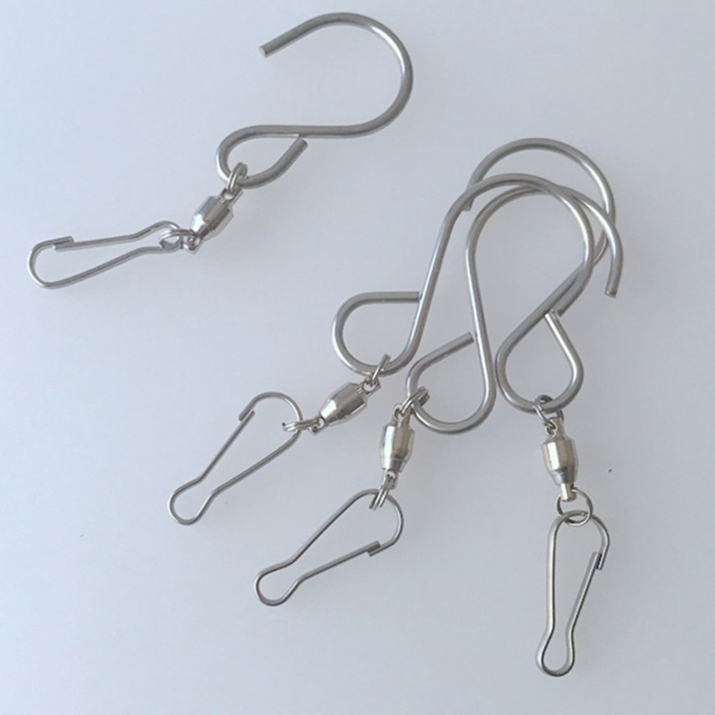 4 Pcs Bearing Hooks Stainless Steel Rotating 360 D... – Grandado