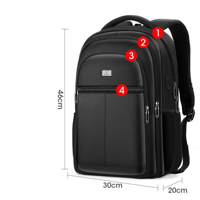Male USB Recharg Waterproof Backpack School Bags F... – Grandado