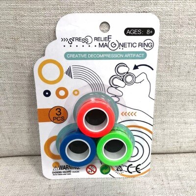 Anti-estrés anillos magnéticos Fidget abrir juguet... – Grandado