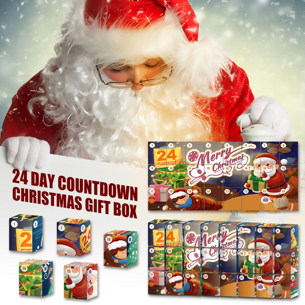 Christmas Advent Calendar Box 24 Days Countdown Tr... – Grandado