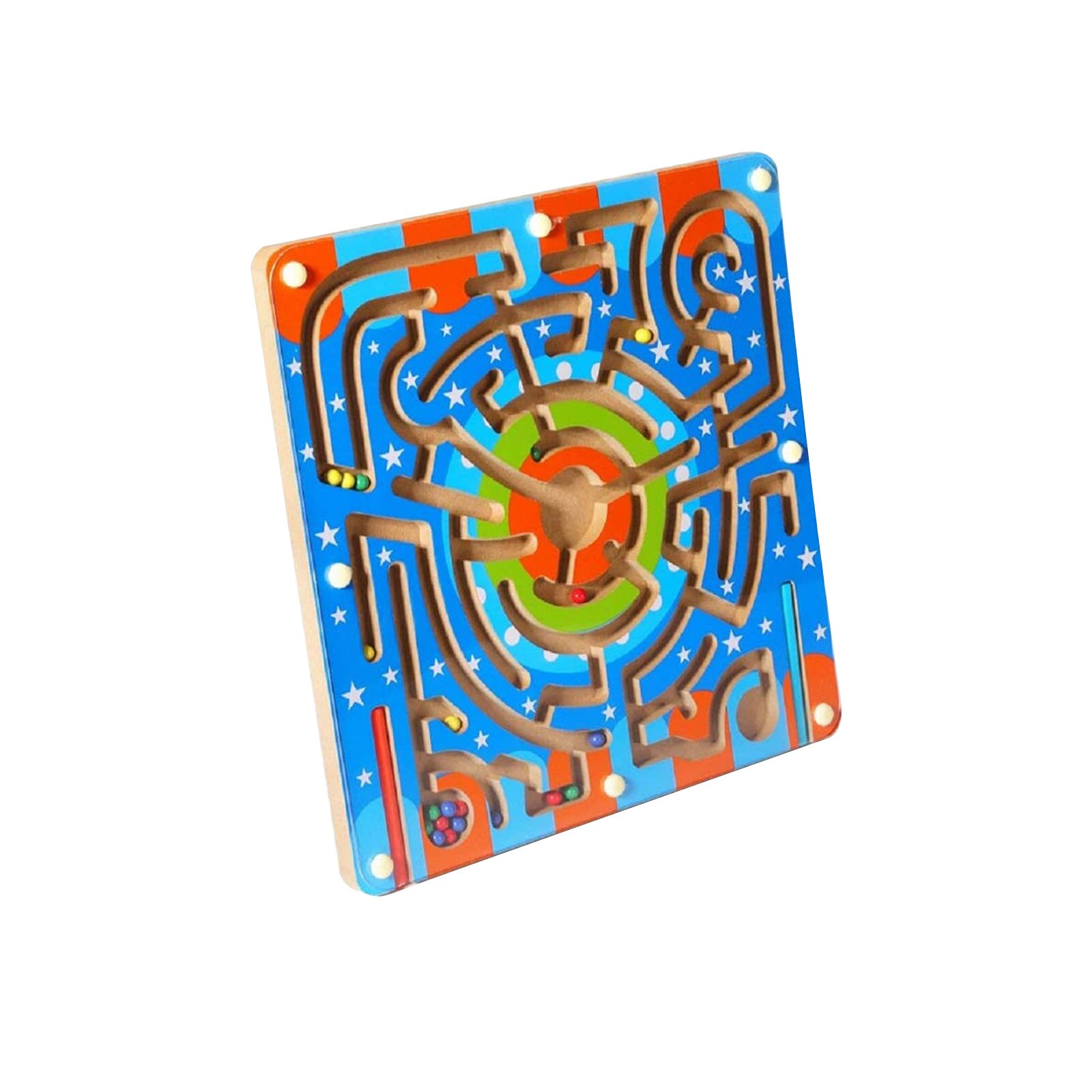 Magneet Kubus Puzzel Doolhof Speelgoed Spel Houten... – Vicedeal