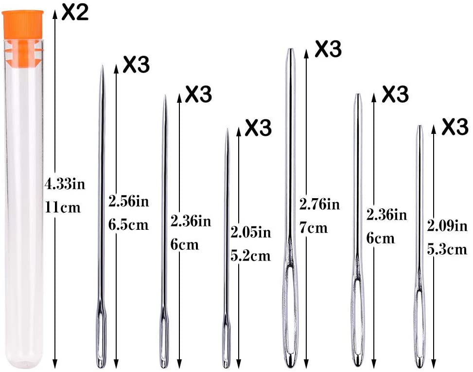 KAOBUY 18 PCS Sharp Needles And Large Eye Blunt Se... – Vicedeal