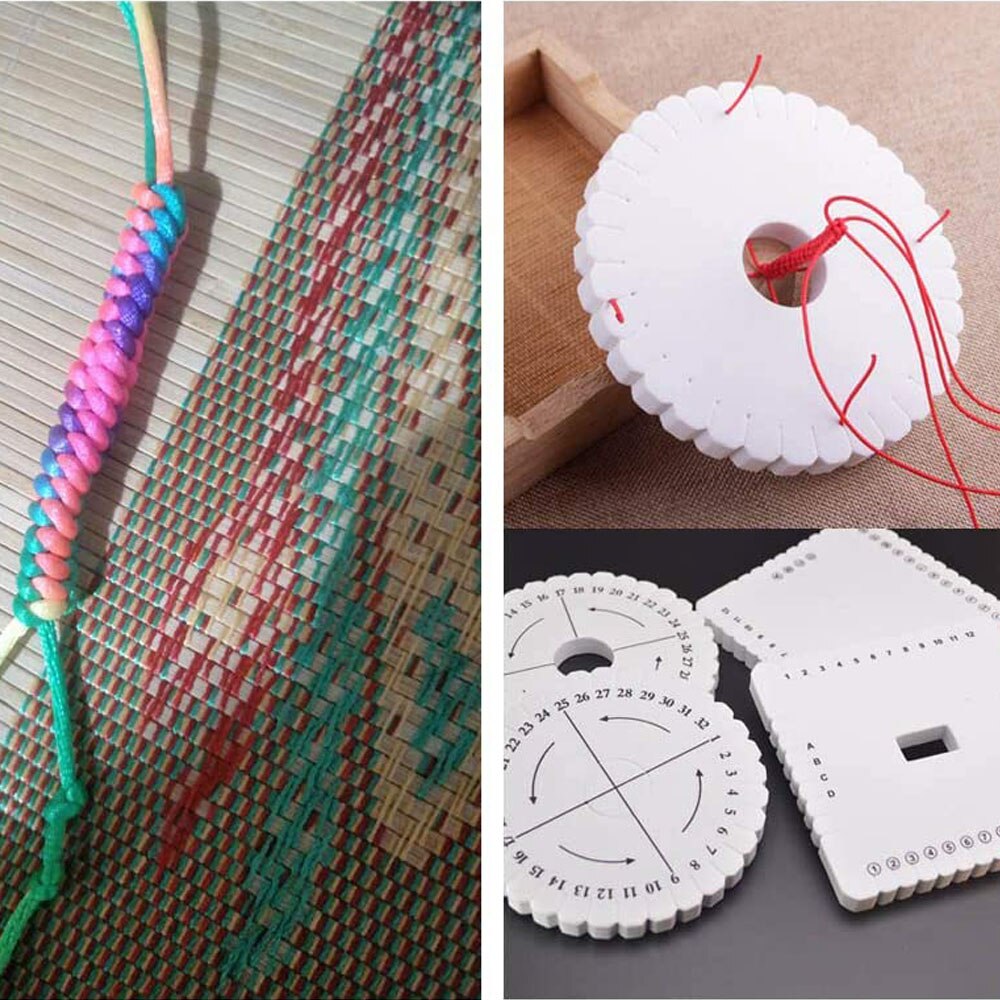 Round Square Kumihimo Beading Cord Disc Disk Braid... – Grandado