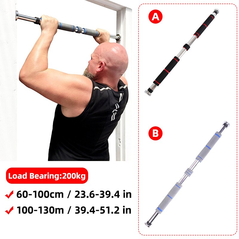200kg Adjustable Door Horizontal Bars Exercise Hom... – Grandado