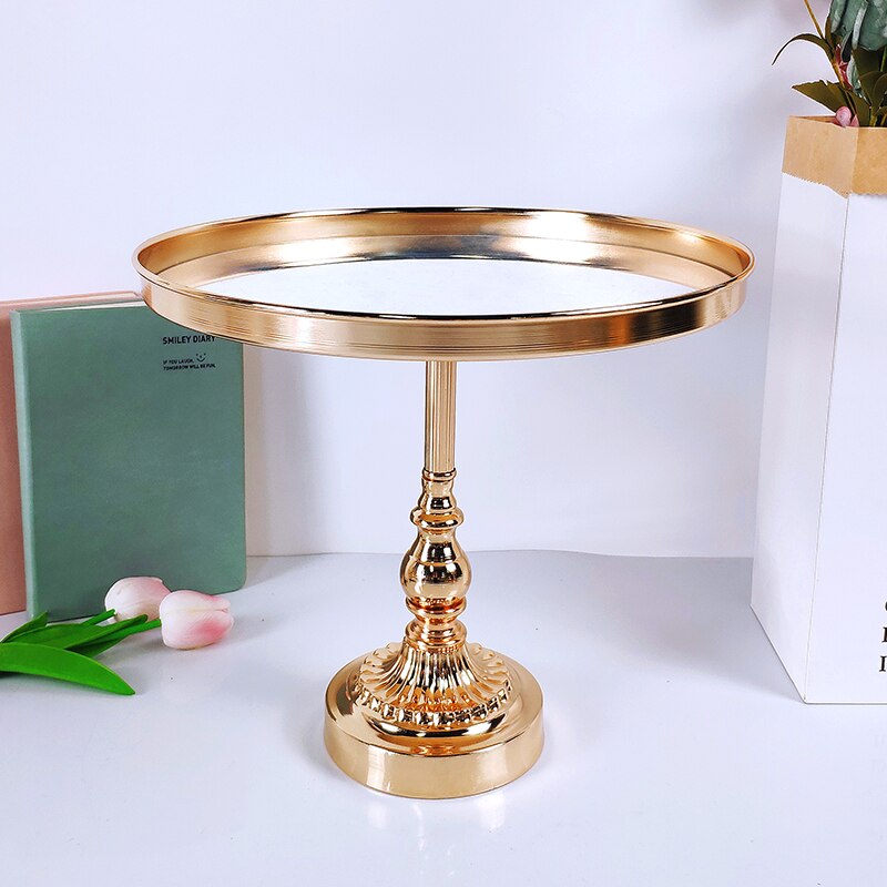 1Pc Gold plating Crystal Cake Stand set Dessert Tr... – Grandado