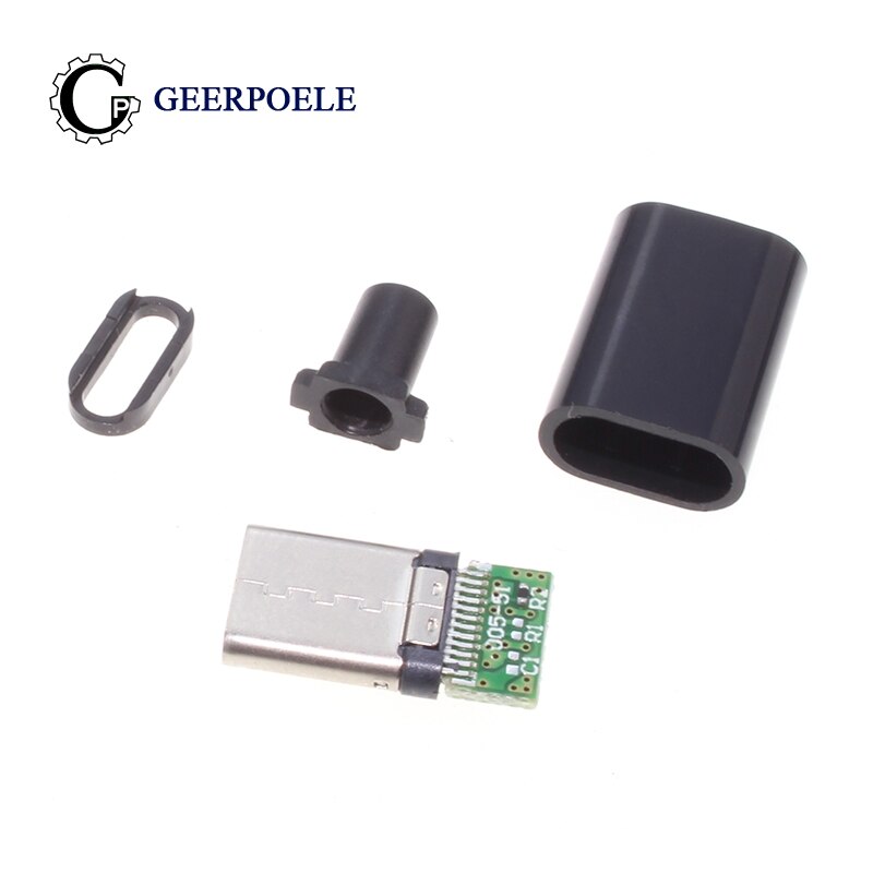 Usb 3.1 Type C Male Plug Connector Draad Conector ... – Vicedeal