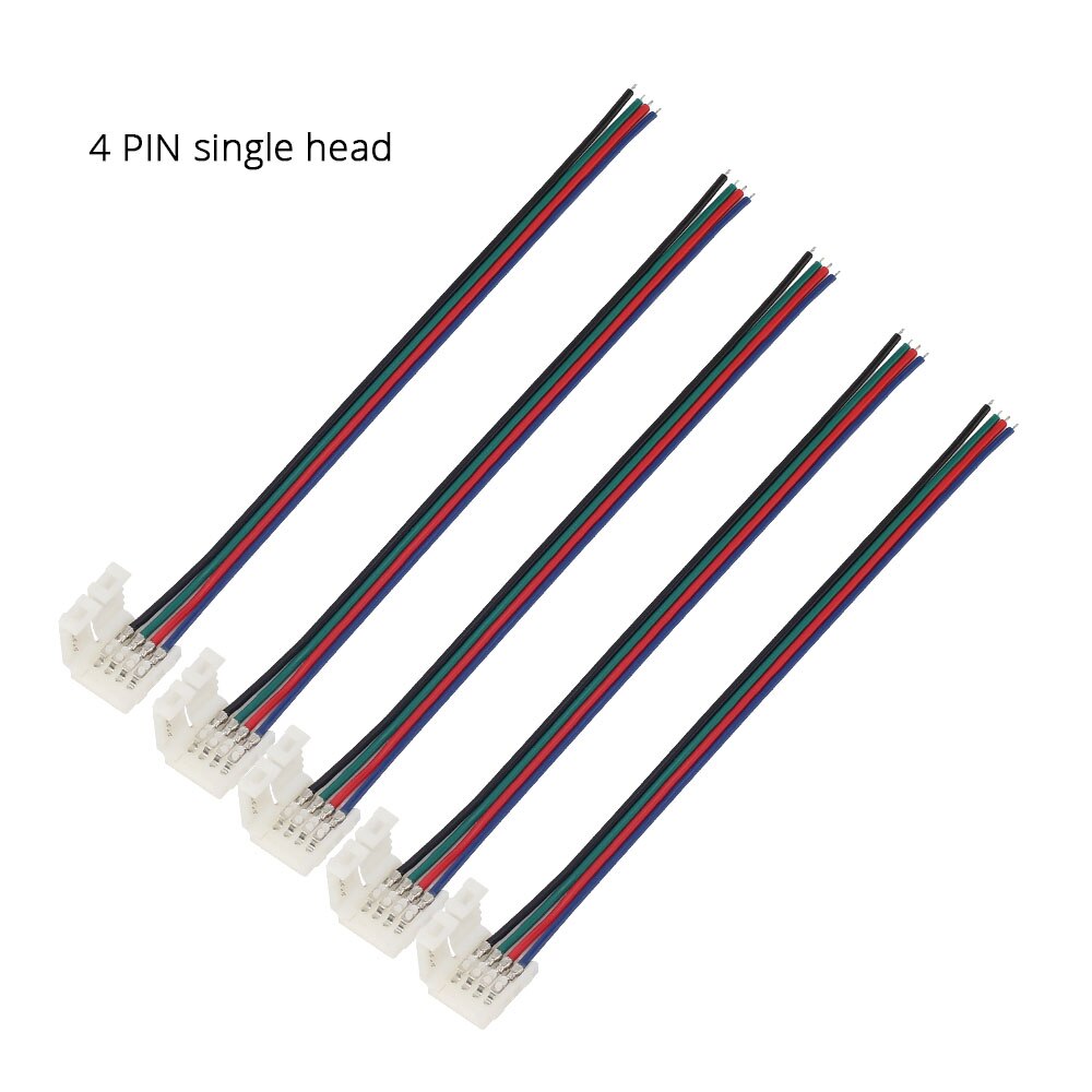 5pcs Free Soldering 4PIN RGB Connector Led Strip A... – Grandado