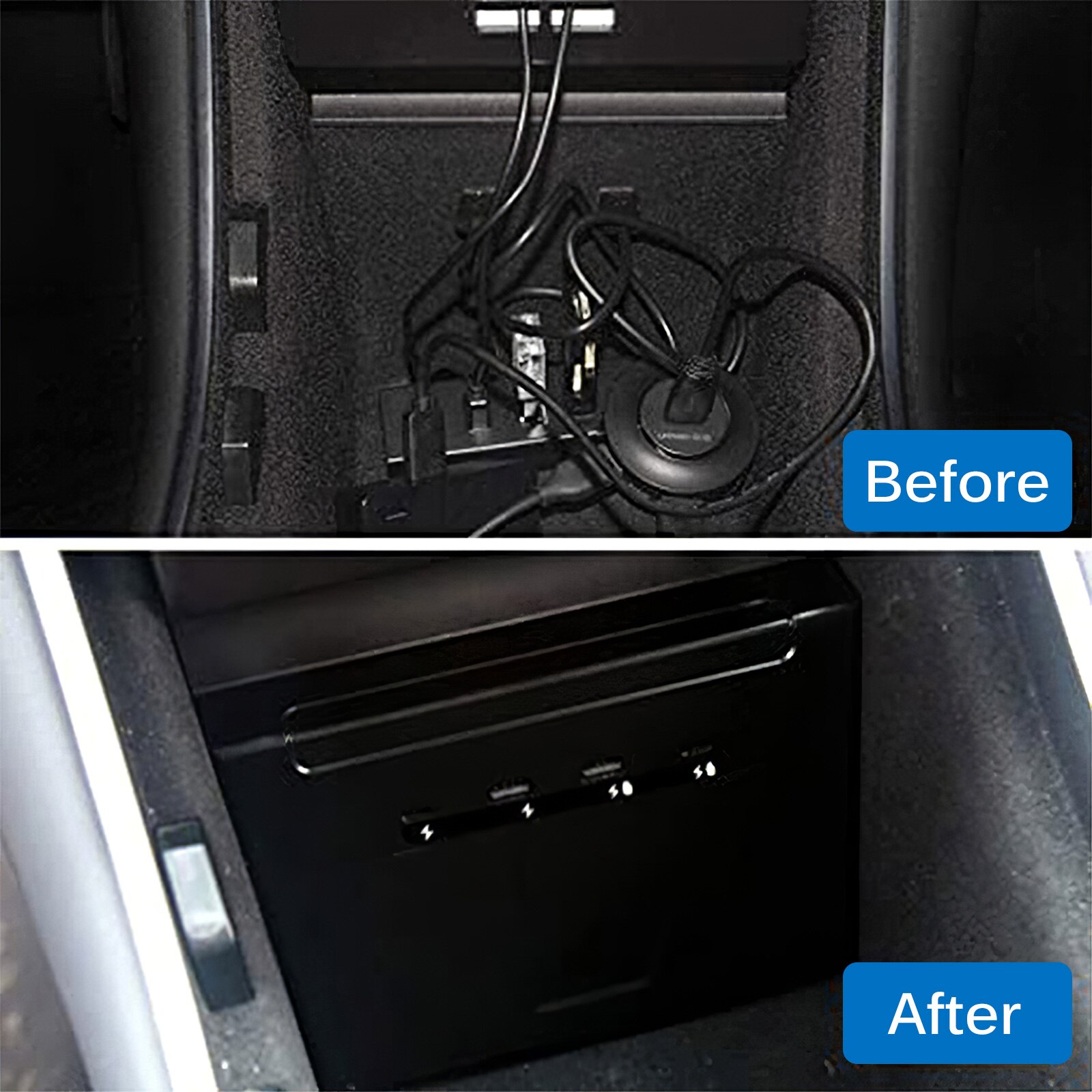 Onever Oplaadbare 6 Port Auto Usb Hub Auto Veelzij... – Vicedeal