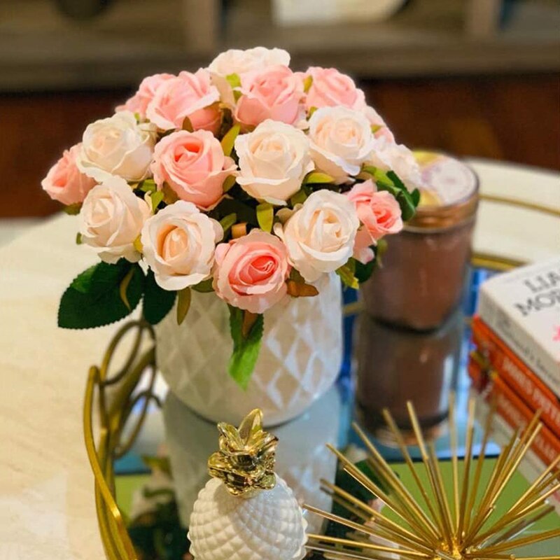 Good Healthy 2 Pcs Handmade Rose Flowers Bouquet 2... – Vicedeal