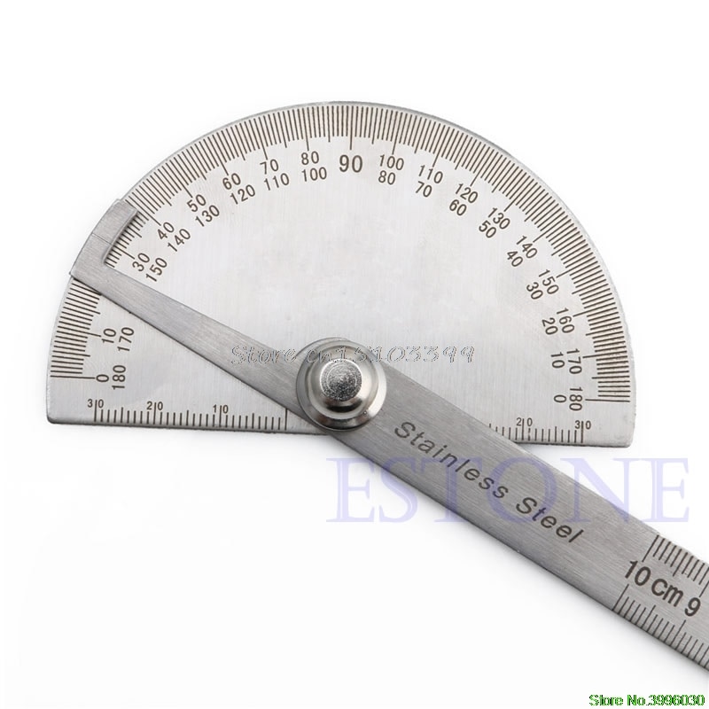 Stainless Steel 180 degree Protractor Angle Finder... – Grandado