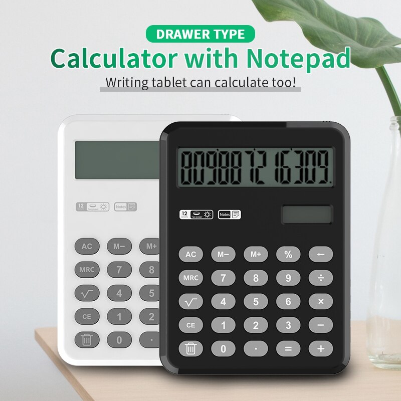 4 Inch Calculator Push-Pull LCD Writing Tablet Dra... – Grandado