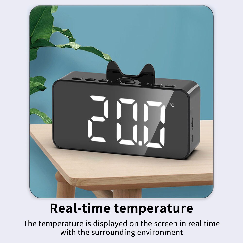 Multifunction LED Digital Dual Alarm Clock Bluetoo... – Grandado