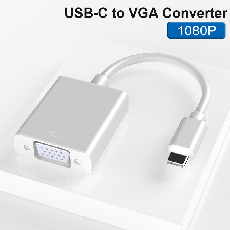 VGA connecter Type C USB HUB USB-C To VGA Converto... – Grandado