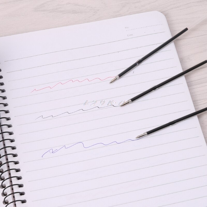 100Pcs 0.7Mm Balpen Vulling Blauw Rode Pen Refill ... – Grandado