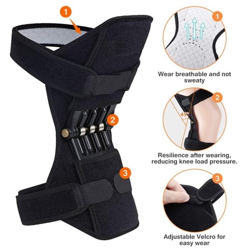 ZITY Powerful Leg Knee Joint Support Pads Rebound ... – Grandado