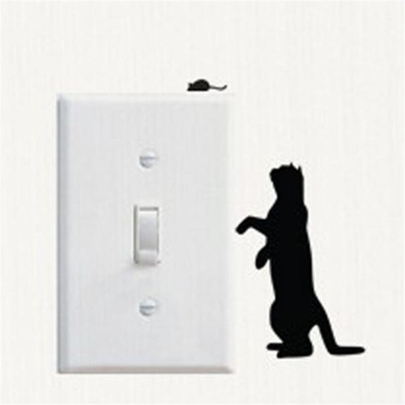 Product Stickers Cat Switch Sticker Room Window Wa... – Vicedeal