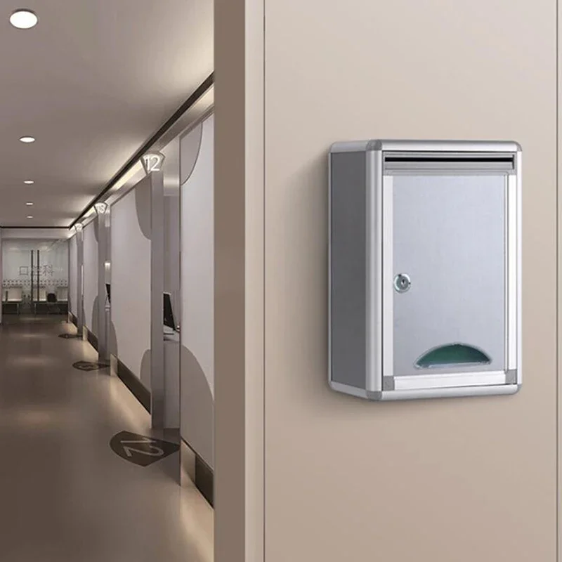 Aluminum Alloy Mailbox Outdoor Security Locking Ma... – Grandado