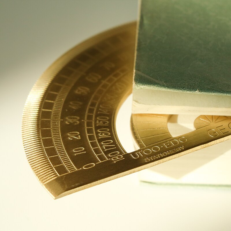 brass,Al alloy ruler set Protractor for math angle... – Vicedeal